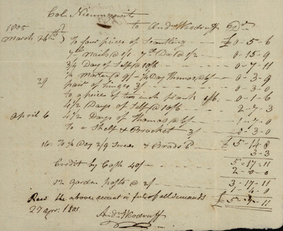 "Julian Niemcewicz with Andrew Woodruff, April 27, 1805" by Julian U ...