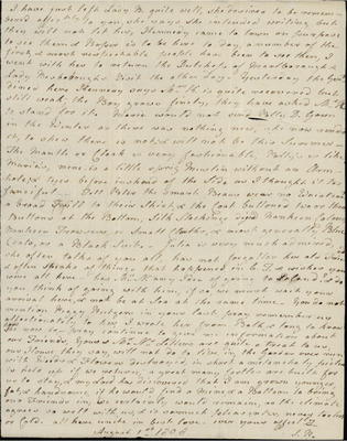 "Sarah Ricketts to Susan Niemcewicz, August 1, 1806" by Sarah ...