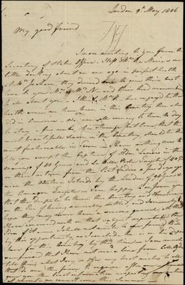 "James Ricketts to Julian Niemcewicz, May 9, 1806" by James Ricketts